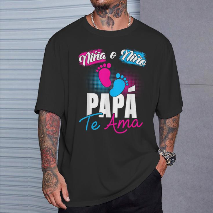 Niña O Niño Papá Te Ama Fiesta Revelación De Genero Camiseta unisex ...