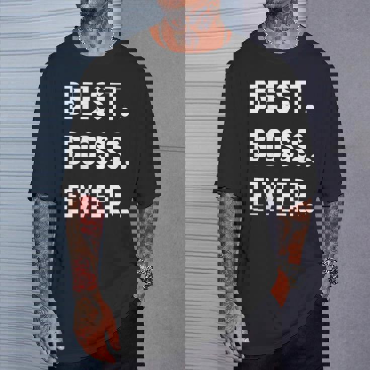 Regalo Para Jefe Best Boss Ever Camiseta unisex - Regaloses