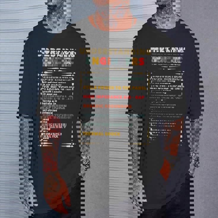 Understanding Engineers Cycle Power To The Panel T-Shirt - Monsterry