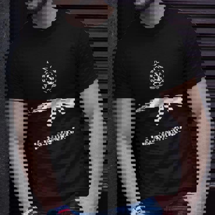 Vintage Soviet Kalashnikov Ak-47 Ussr Russian Gun Rifle T-Shirt - Monsterry