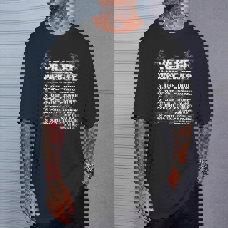 Welder Hourly Rate Welding T-Shirt | Mazezy