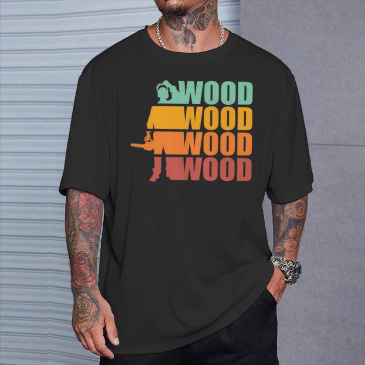 Wood Vintage T-Shirt | Mazezy