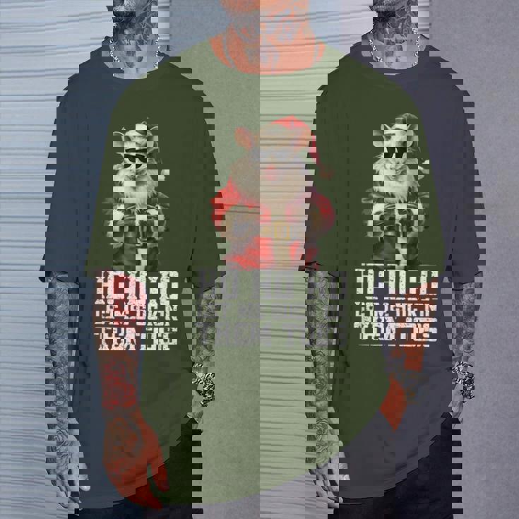 Hell Yeah I Suck Toes Possum Santa Embarrassing Christmas T-Shirt ...