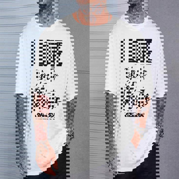 Cool Astronomy I Love You To Pluto And Back T-Shirt - Monsterry