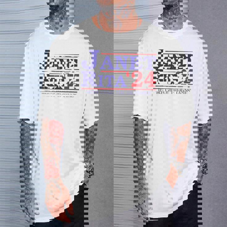 Janet And Rita 2024 Here Come The Grannies Janet&Rita T-Shirt - Monsterry