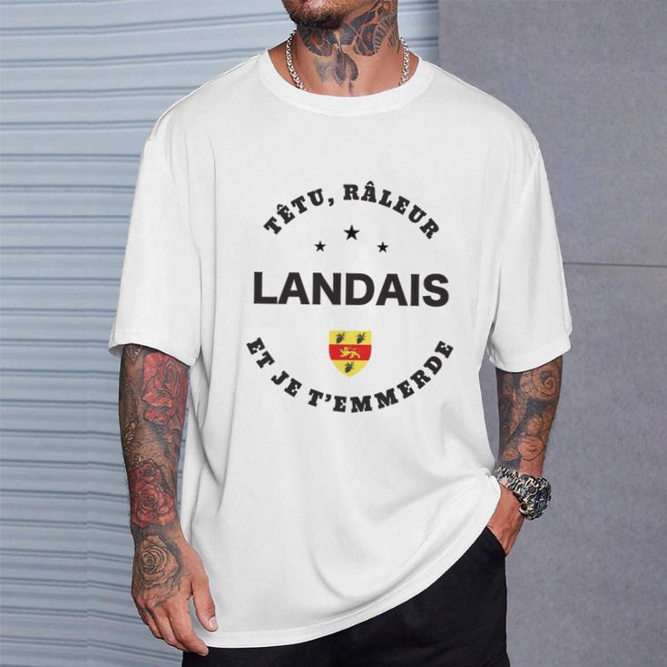 T-Shirt Têtu Râleur Landais T-Shirt | Cadeauxyz