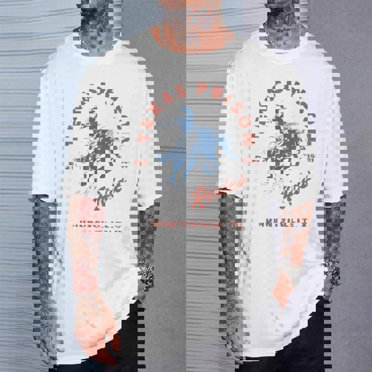 Texas Prison Rodeo Cowboy Western T-Shirt - Monsterry UK