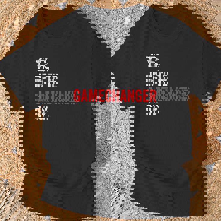 Baseball Yes I'm The Gamechanger Guy T-Shirt | Mazezy