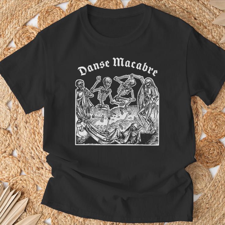 Danza De La Muerte Danse Macabre Esqueleto Medieval Espeluznante ...