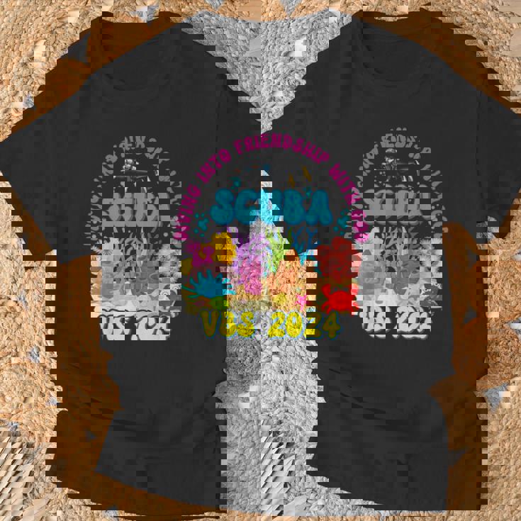 Diving Into Friendship With God Beach Scuba Vbs 2024 T-Shirt | Mazezy