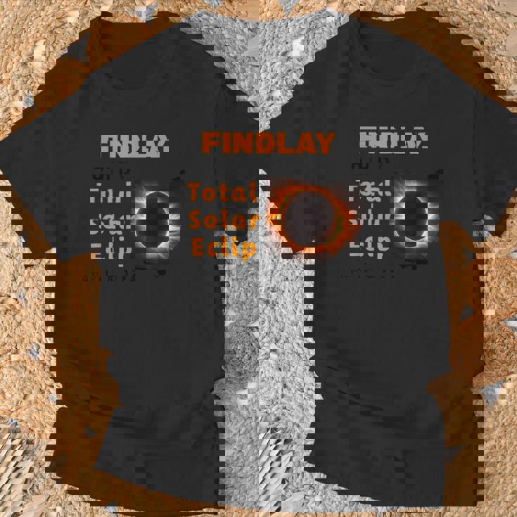 Findlay Ohio 2024 Total Solar Eclipse T-Shirt | Mazezy