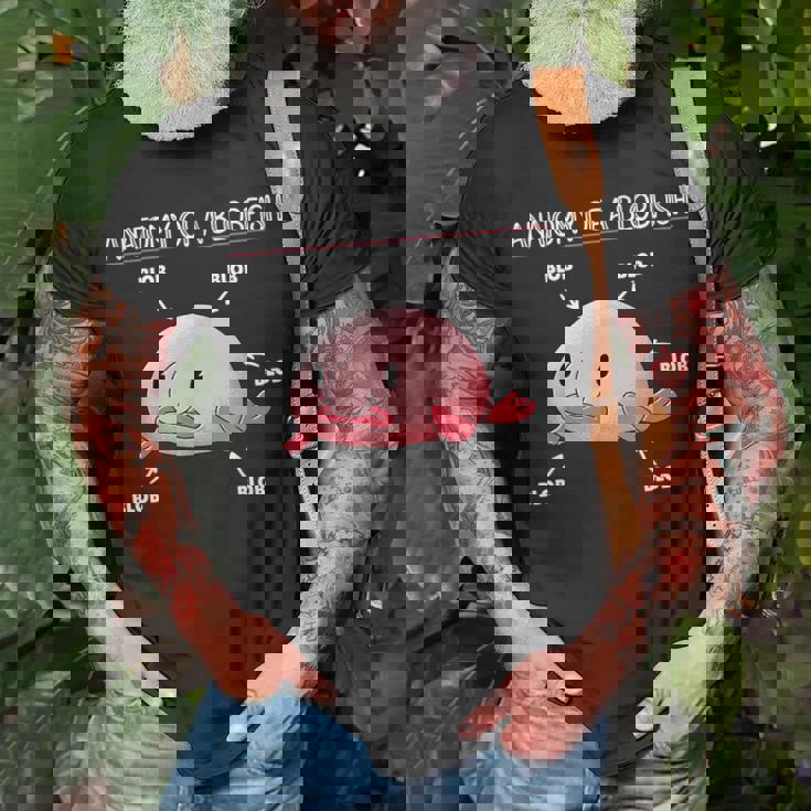 Blobfish Statement Anatomy Of Blobfish T-Shirt - Monsterry