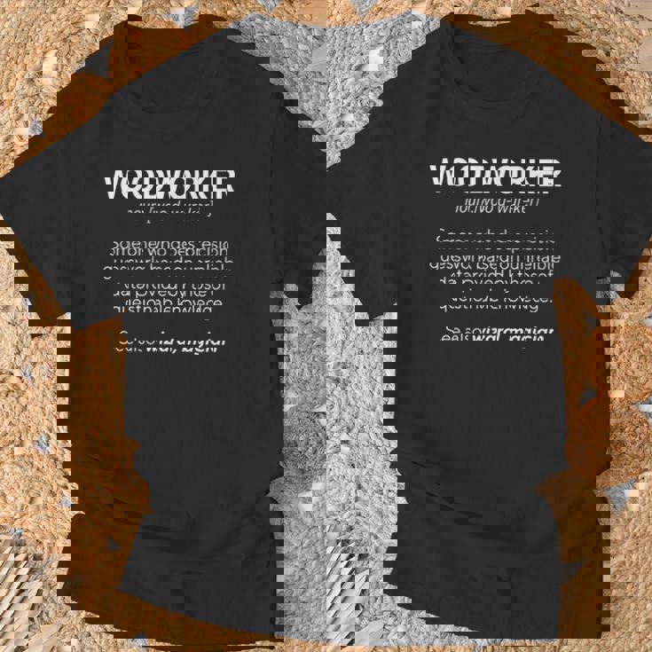 Woodworker Noun Definition Woodworking Meaning T-Shirt | Mazezy