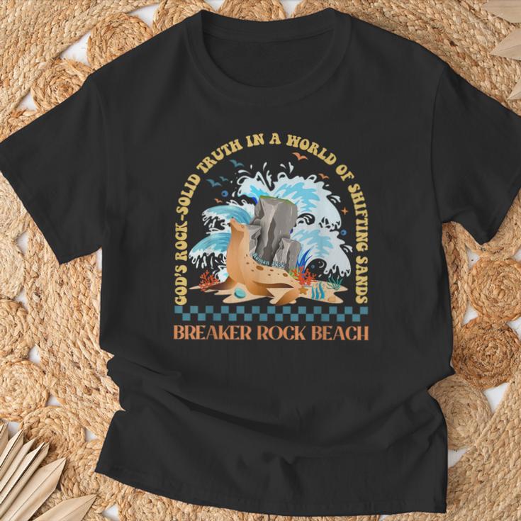 God's Rock-Solid Breaker Rock Beach Vbs 2024 Christian T-Shirt | Mazezy