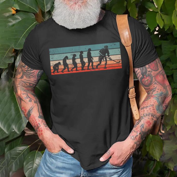 Hurling Evolution Irish Player Hurler Retro Vintage T-Shirt | Mazezy
