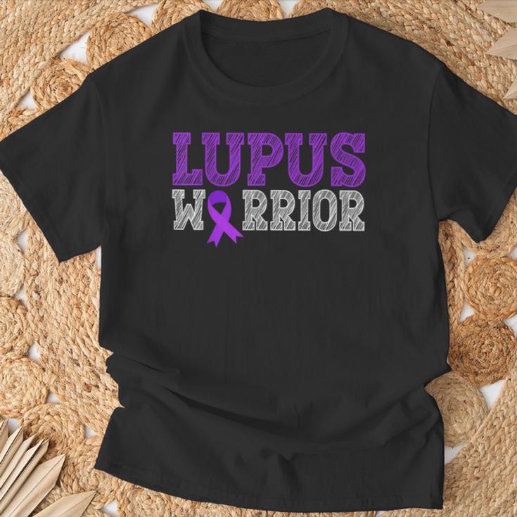 Lupus Warrior Purple Ribbon Lupus Awareness Month For Women T-Shirt ...