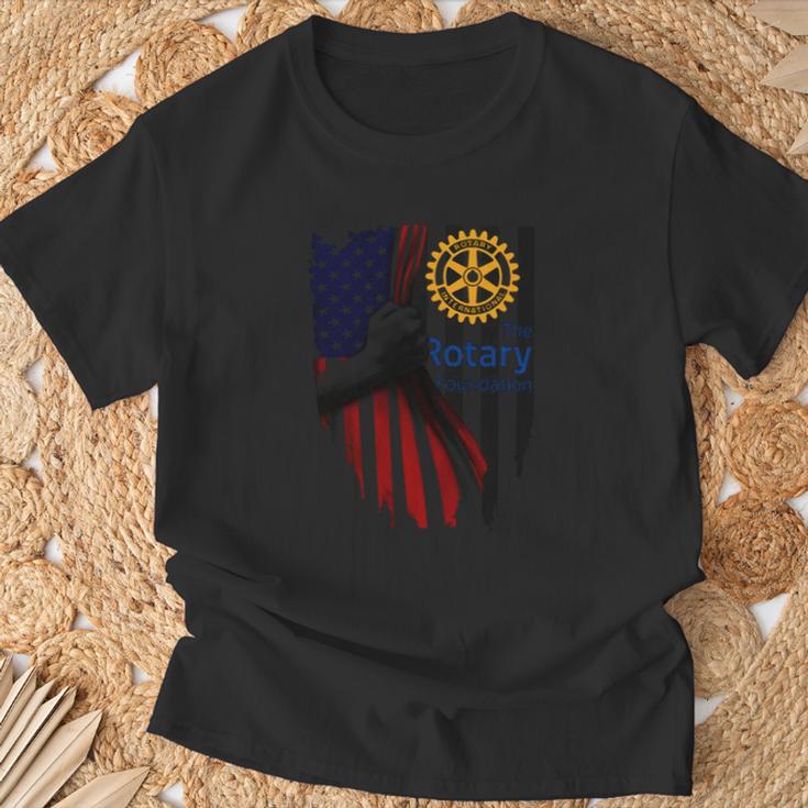 The Rotary Foundation American Flag T-Shirt - Thegiftio