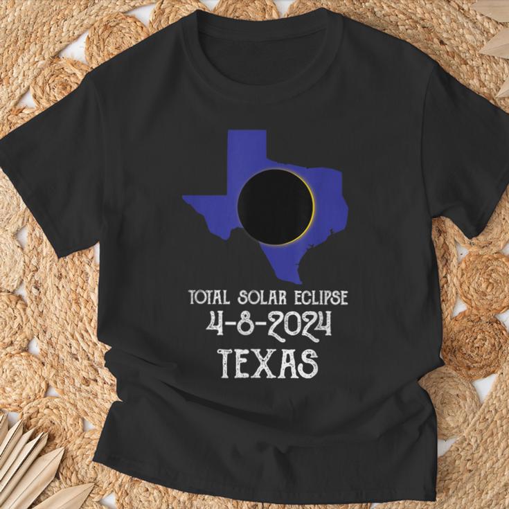 Total Solar Eclipse 2024 Texas Path Of Totality T-Shirt | Mazezy