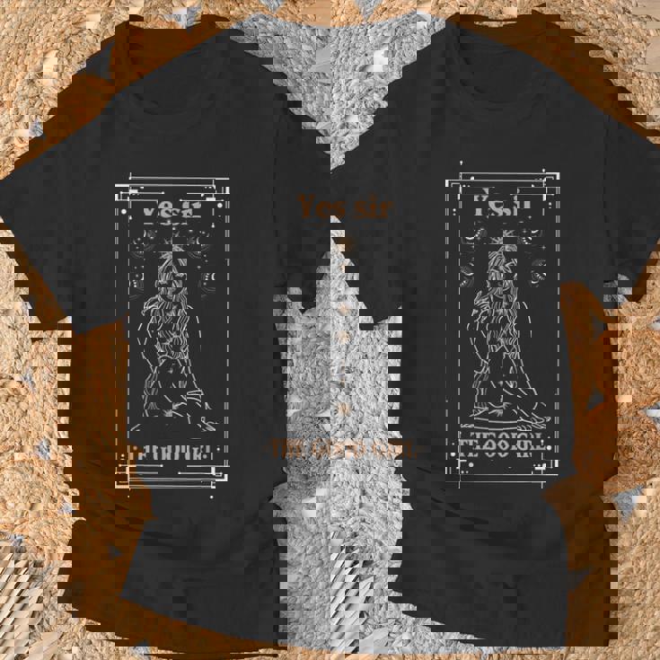 Yes Sir The Good-Girl The Good-Girl Tarot Card Smut Book T-Shirt - Seseable