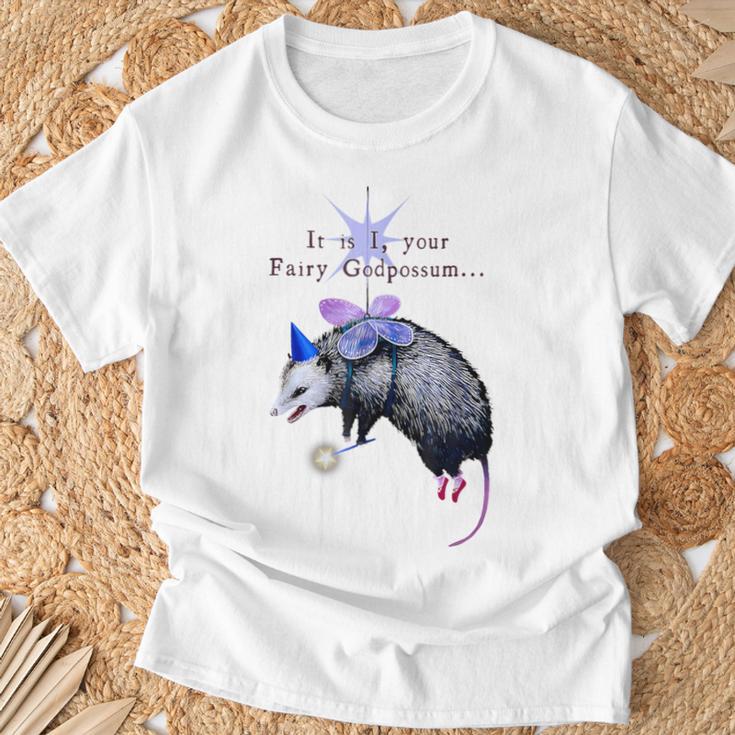 It Is I Your Fairy God Possum Opossum T-Shirt | Mazezy
