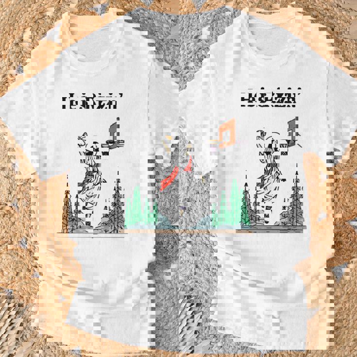 He Is Rizzin Easter Jesus Playing Basketball Meme T-Shirt - Seseable