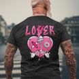 Pink Loser Lover Pink Drip Heart Plus Triple Pink Matching Men's T ...