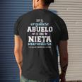 Mens Orgulloso Abuelo De Una Nieta Maravillosa Mens Back Print T-shirt ...