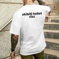Skibiti Toilet Rizz Viral Influencer Brain Rot Slang Men's T-shirt Back ...