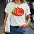 Saca El Perico Red T-Shirt | Mazezy